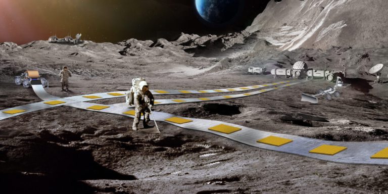 NASA is working on the first railway network on the Moon, with ...