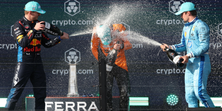 F1: McLaren surprise, Norris wins in Miami. Leclerc third